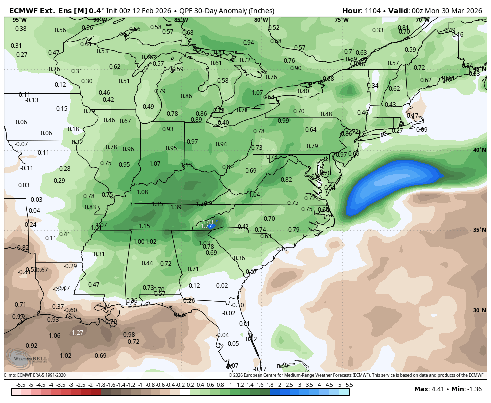 February 13th Long Range Forecast - EPAWA Weather Consulting